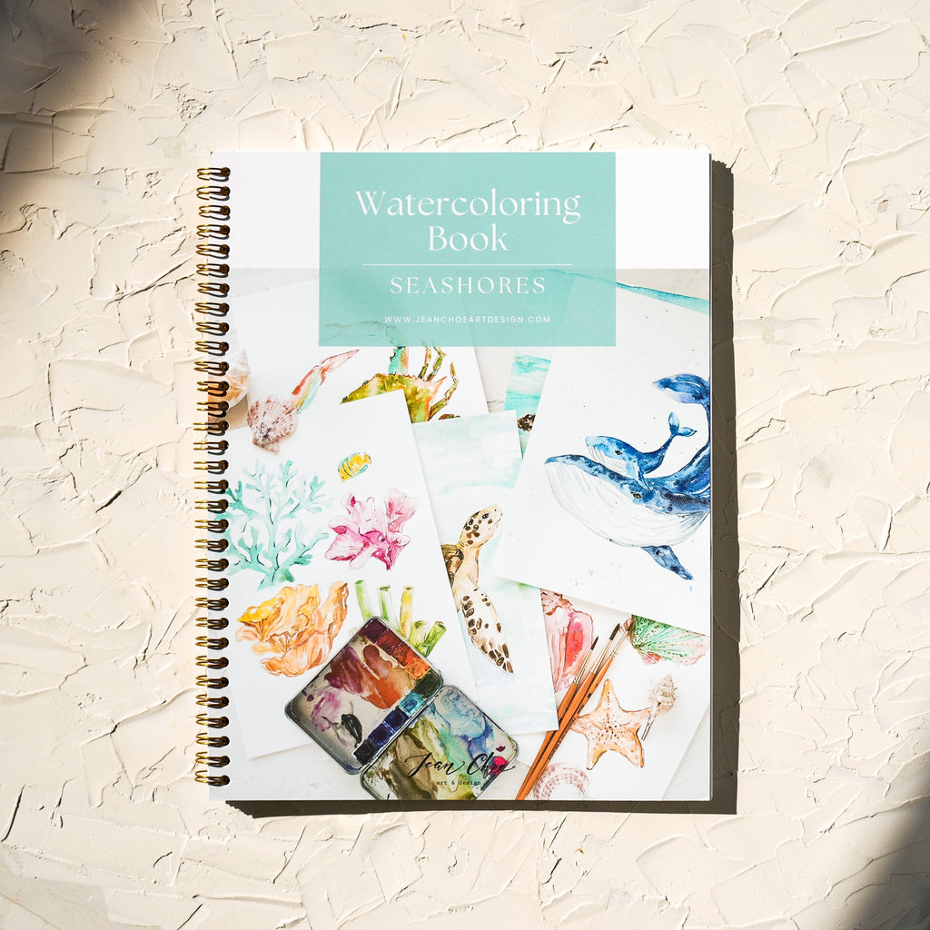 Seashores Watercolor Workbook: Outlined Pages & Instructions – Jean ...