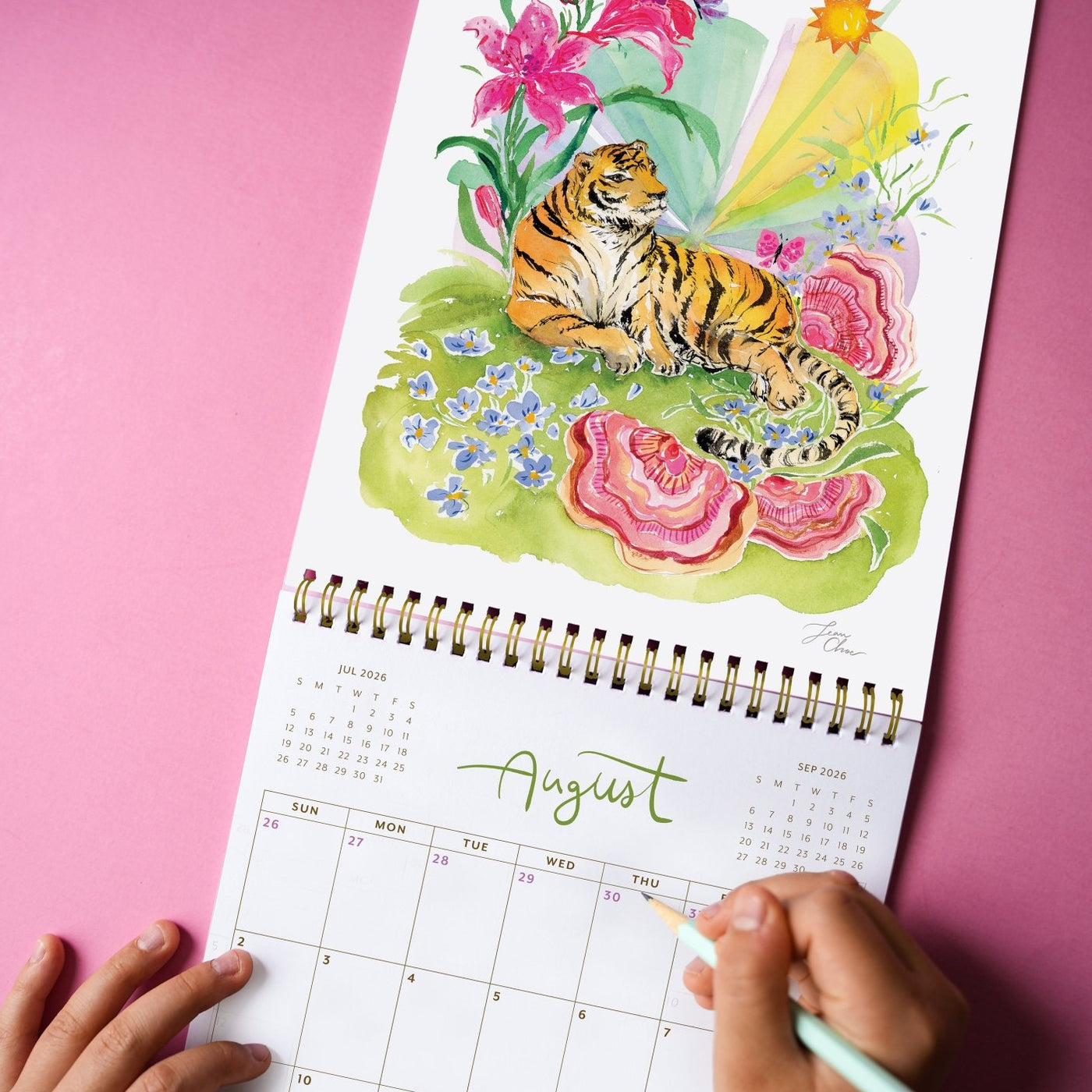 2026 Wall Calendar: Woodland Animals Monthly Calendar on Wall – Jean ...